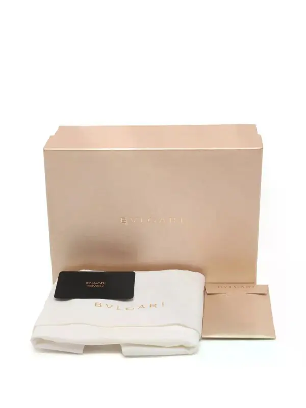BVLGARI Leather Serpenti Forever Phone Crossbody Bag - Black