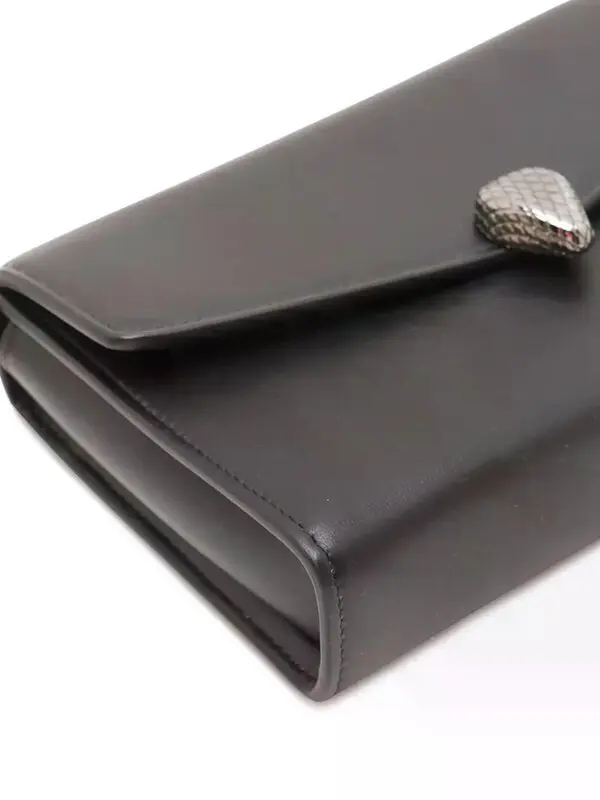 BVLGARI Leather Serpenti Forever Phone Crossbody Bag