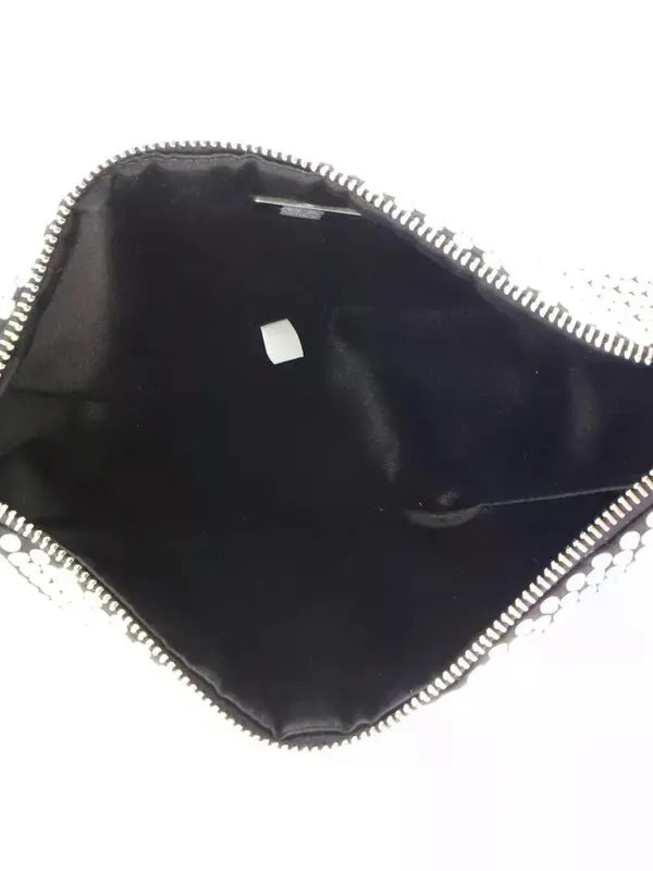 Prada Crystal Embellished Satin Mini Satchel - Black