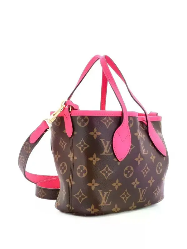 LOUIS VUITTON Monogram Canvas And Leather Neverfull Bandouliere Inside Out Bb Tote Bag