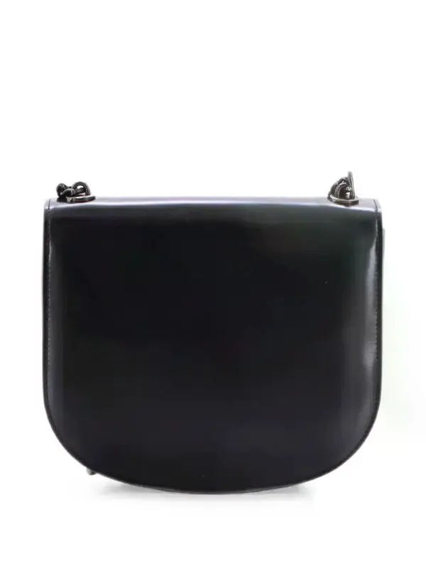 Celine Triomphe Besace Clea Chain Flap Leather Shoulder Bag