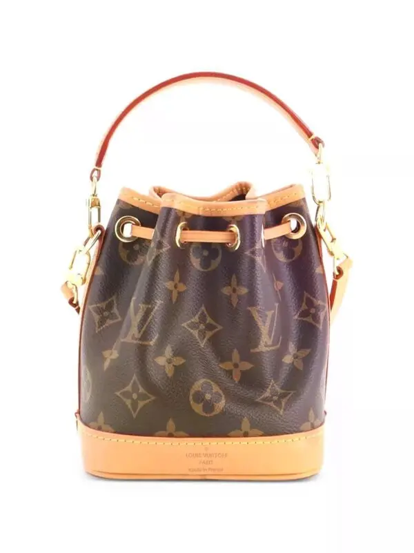 LOUIS VUITTON Monogram Canvas Nano Bucket Bag
