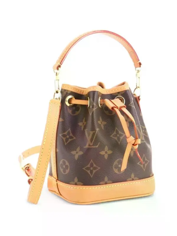 LOUIS VUITTON Monogram Canvas Nano Bucket Bag