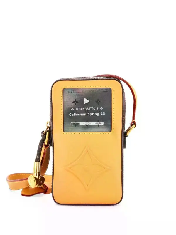 LOUIS VUITTON Music Player Wearable Wallet Monogram Canvas And Leather Crossbody Bag - Brown