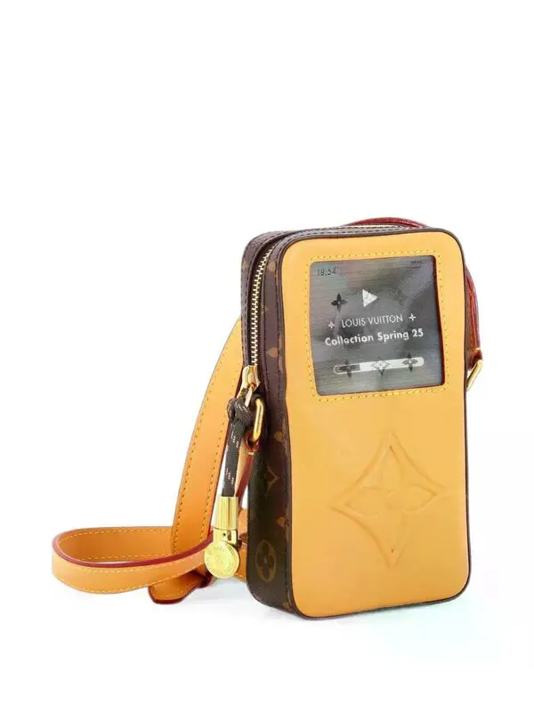 LOUIS VUITTON Music Player Wearable Wallet Monogram Canvas And Leather Crossbody Bag - Brown