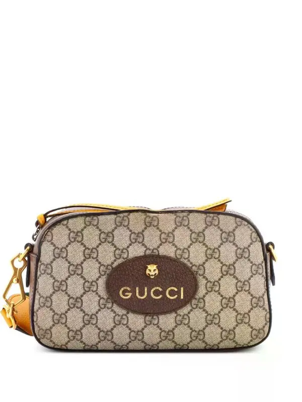 Gucci Neo Vintage Camera Messenger Bag Gg Coated Canvas Crossbody Bag - Brown