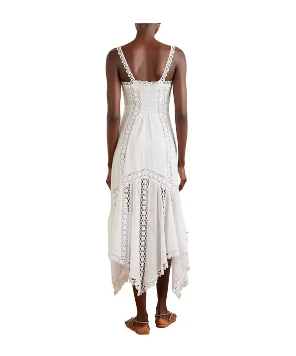 Charo Ruiz Ibiza Blossel Asymmetric-hem Midi Dress