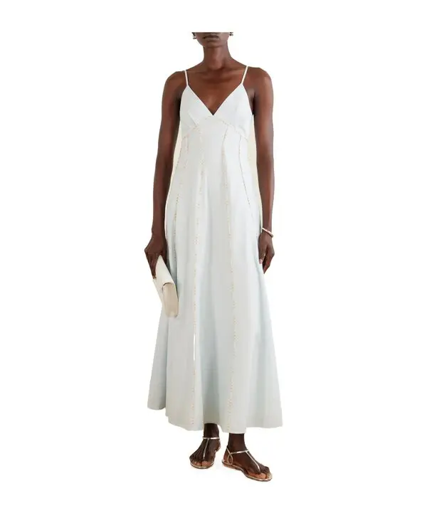 Rosie Assoulin Cami Cotton Maxi Dress