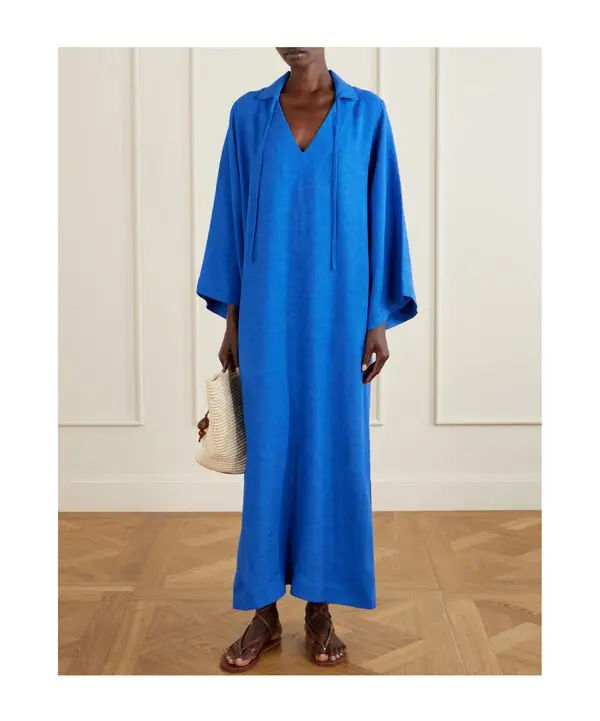 Lisa Marie Fernandez Tie-detailed Maxi Dress