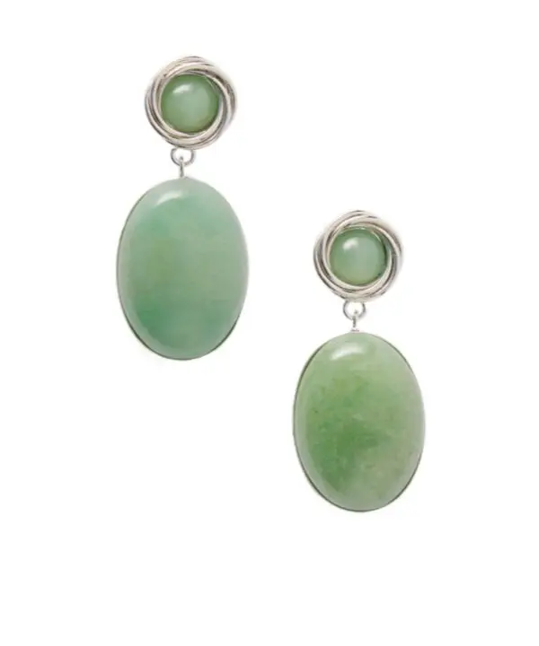 JENNIFER BEHR Aventurine Earrings