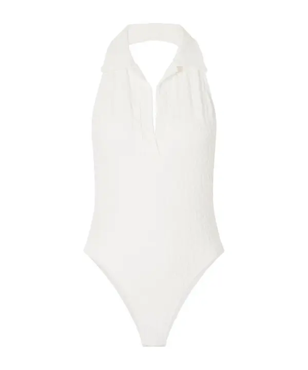 Lisa Marie Fernandez Floral-jacquard One-piece Swimsuit - No