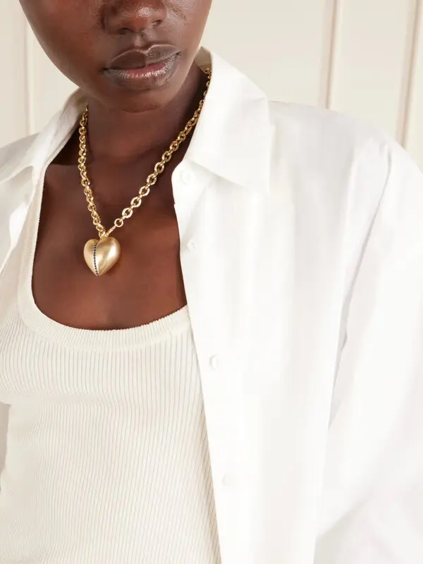 Assouline Gold Heartpendant Necklace