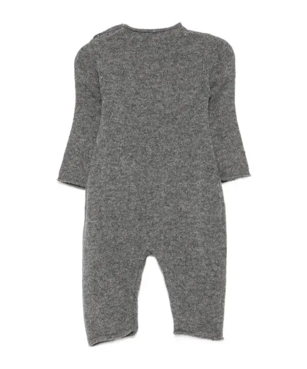 IL GUFO Bear-motif Knitted Romper