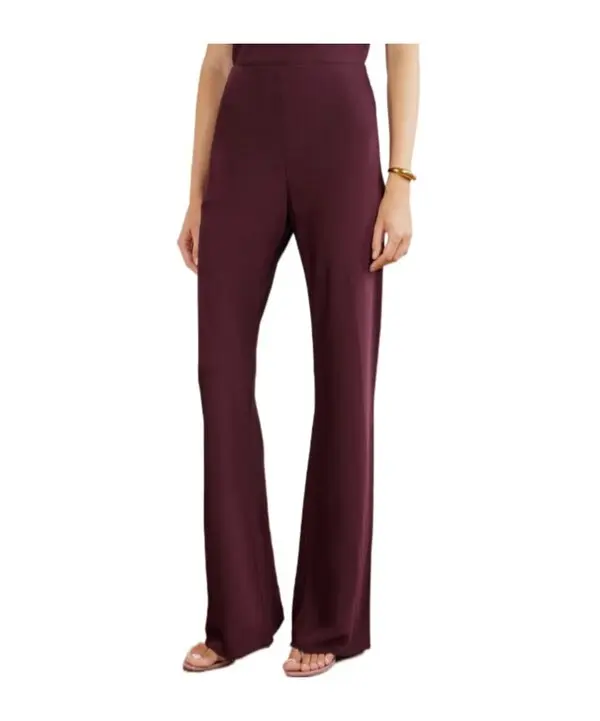 Veronica Beard Satin Wide-leg Pants