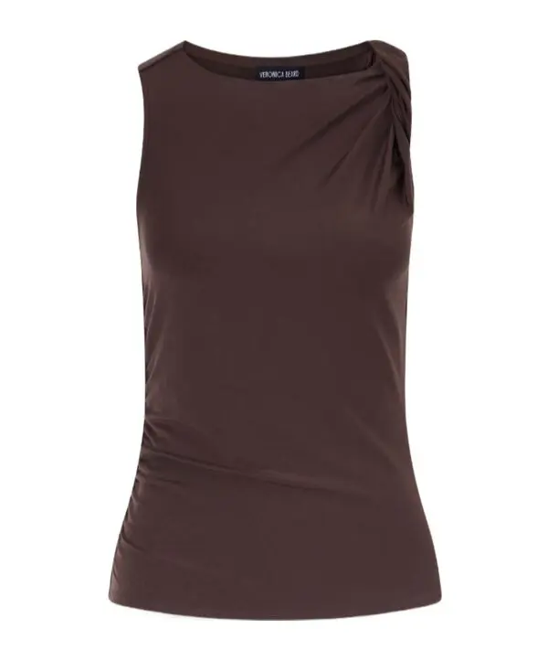 Veronica Beard Twisted Jersey Top