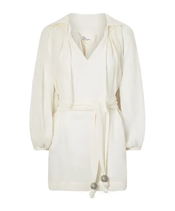 Lisa Marie Fernandez V-neck Mini Dress