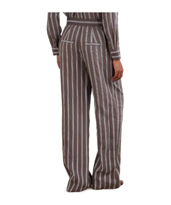 Veronica Beard High-waisted Striped Pants