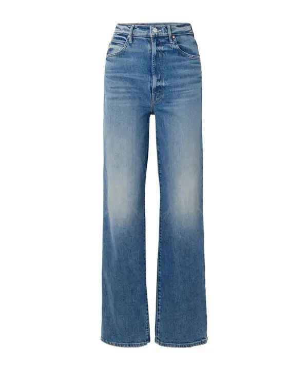 MOTHER High-rise Straight-leg Jeans