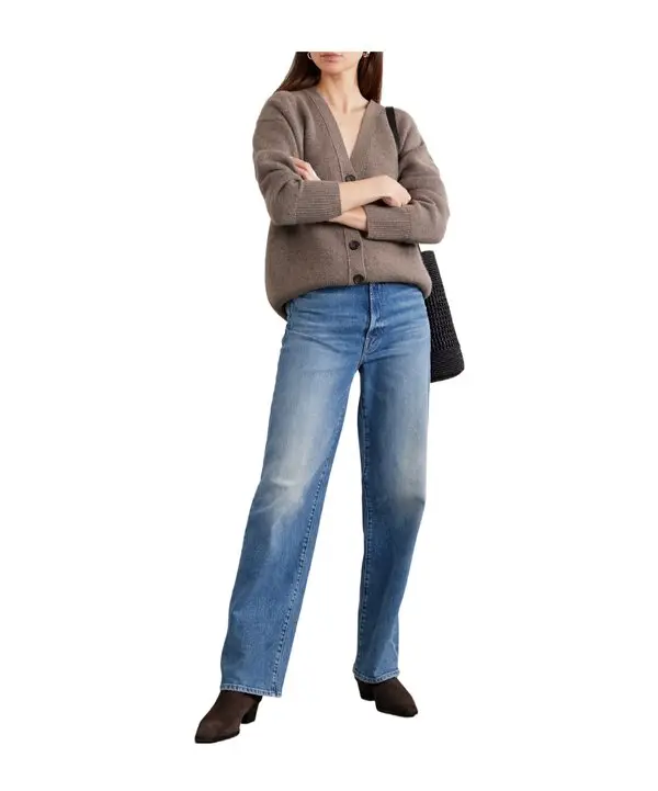 MOTHER High-rise Straight-leg Jeans