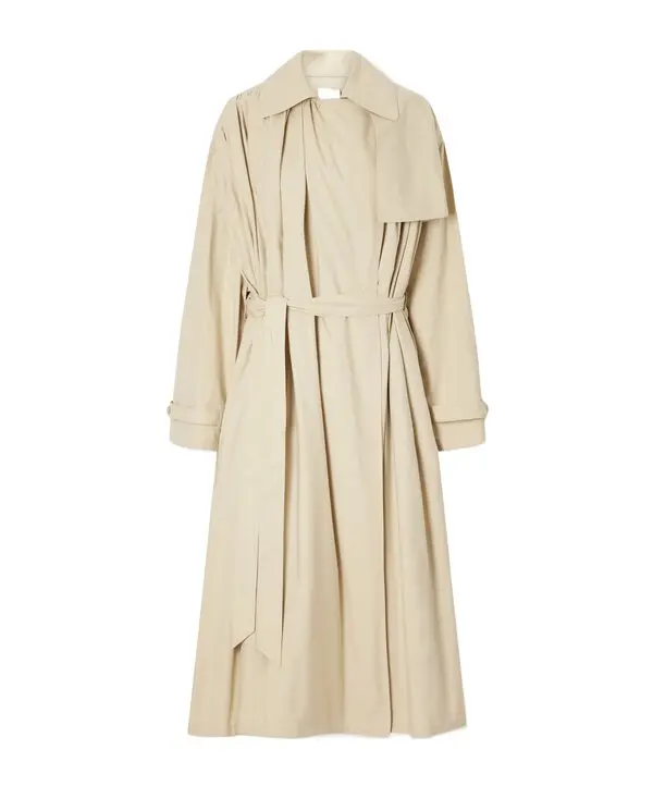 Calvin Klein Cotton Gabardine Trench Coat