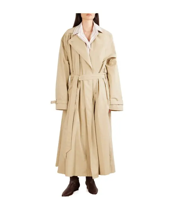 Calvin Klein Cotton Gabardine Trench Coat