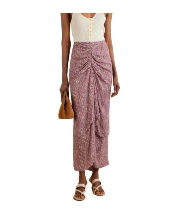 Veronica Beard Printed Maxi Skirt