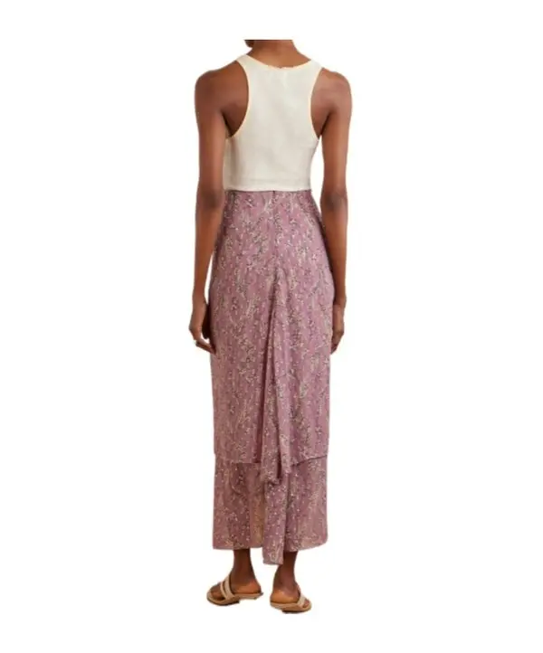 Veronica Beard Printed Maxi Skirt