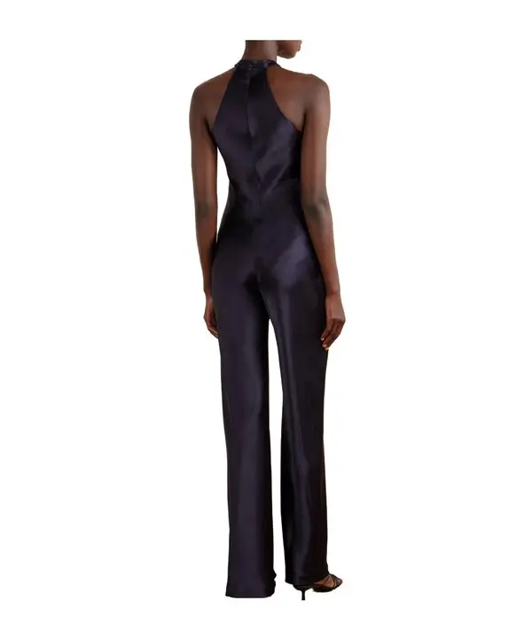 Galvan Eve Satin Jumpsuit