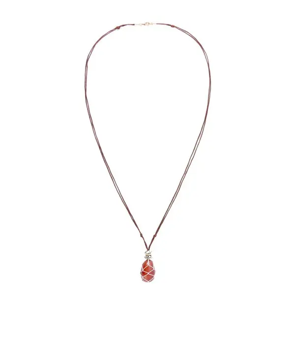 Assouline Carnelian Pendant Necklace - Yellow