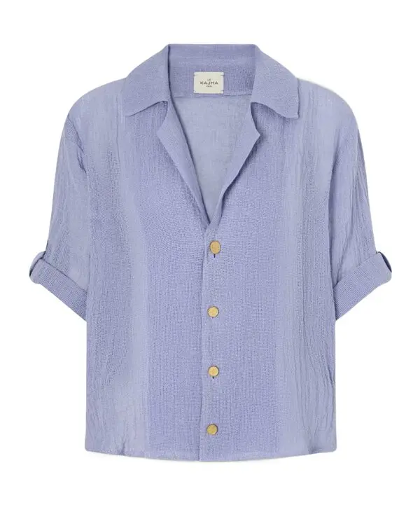 Le Kasha Casual Cropped Shirt