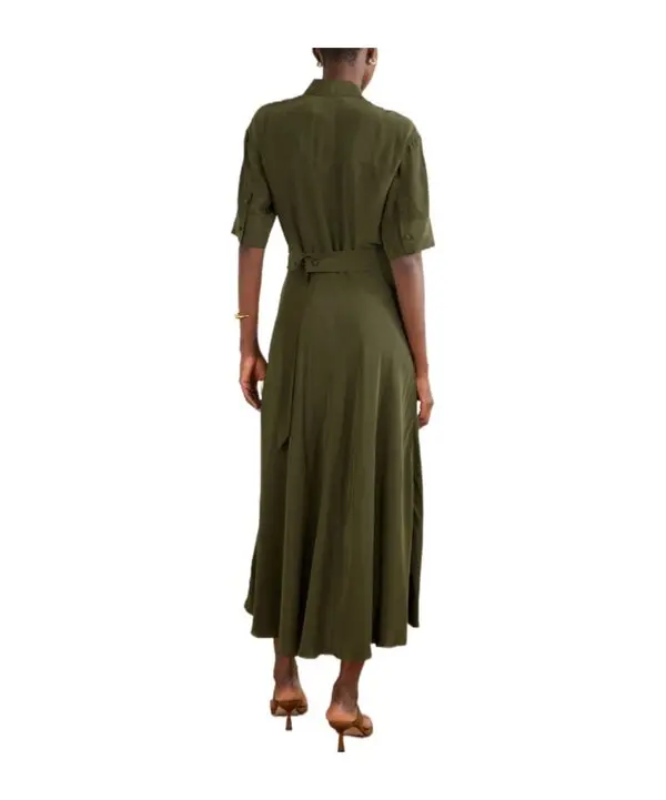 Veronica Beard Perenna Belted Maxi Dress