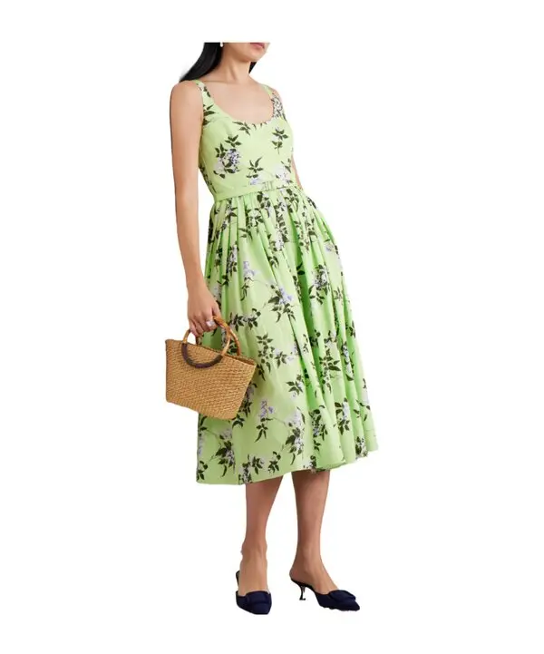 EMILIA WICKSTEAD Floralprint Slip Dress