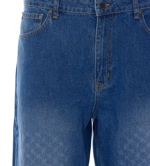 DAILY PAPER Monogram Wide-leg Jeans