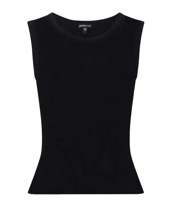 JAMES PERSE Ribbed Cotton And Cashmere-blend Tank