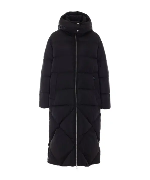 Add Quilted Hooded Down Coat