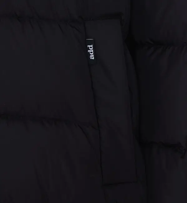 Add Quilted Hooded Down Coat