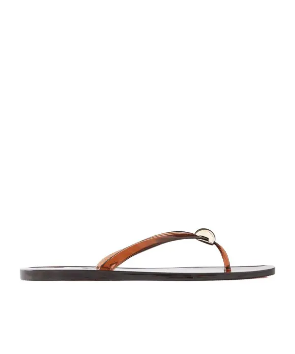 LOEFFLER RANDALL Embellished Pvc Thong Sandals - No