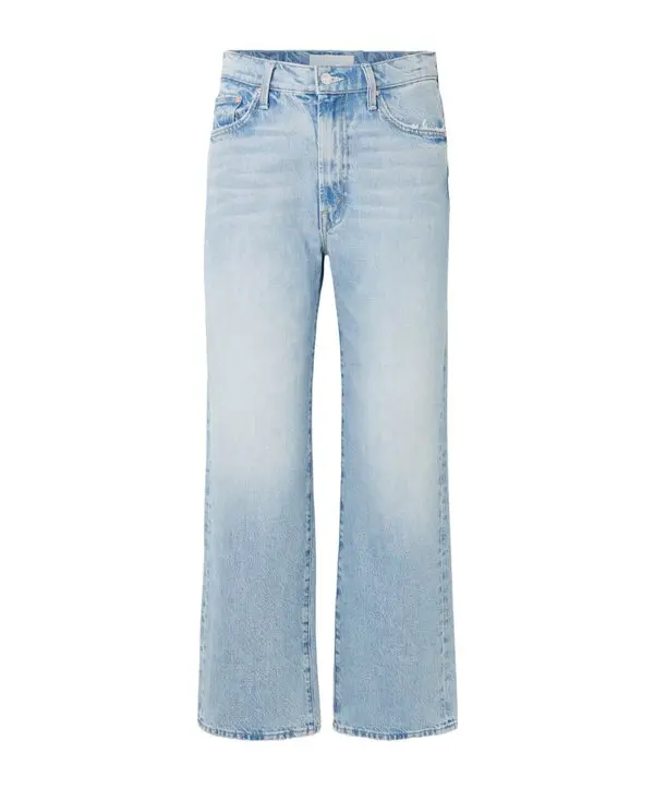 MOTHER High-rise Straight-leg Jeans