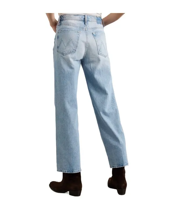 MOTHER High-rise Straight-leg Jeans
