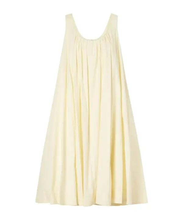 Brandon Maxwell Pleated Midi Dress - No