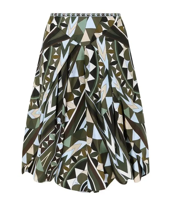 Emilio Pucci Printed Silk-twill Pants - No