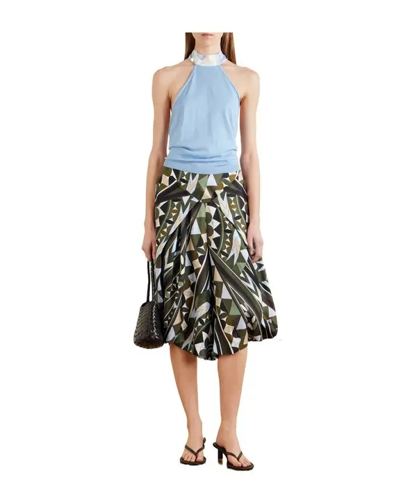 Emilio Pucci Printed Silk-twill Pants - No