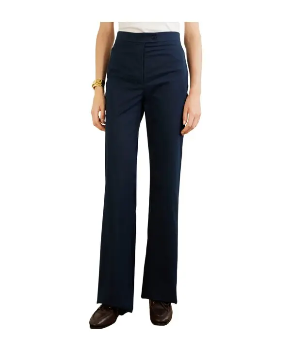 Giuliva Heritage Cotton-blend Palazzo Pants