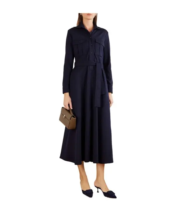 Giuliva Heritage Dora Wool-jersey Midi Dress