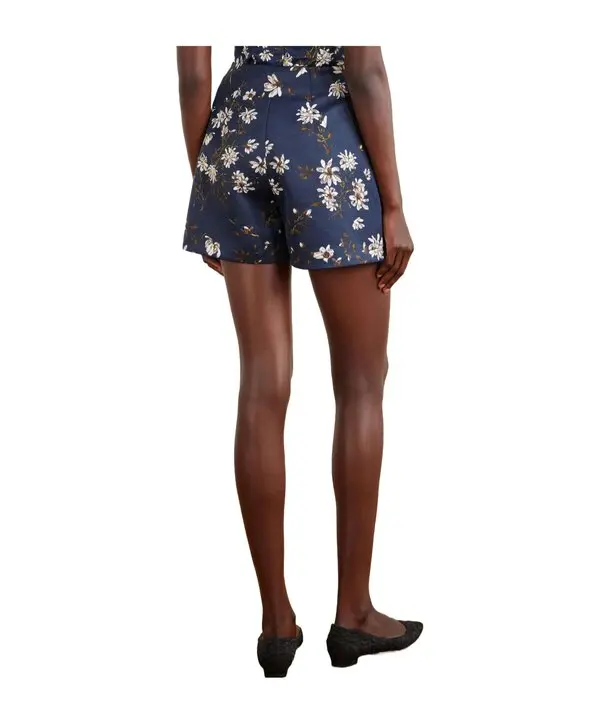 EMILIA WICKSTEAD Floral-print Drill Shorts