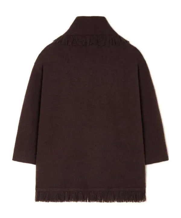 Alanui Fringe-trim Belted Cardigan