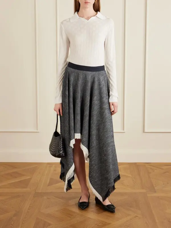 KALLMEYER Colorblock Midi Skirt