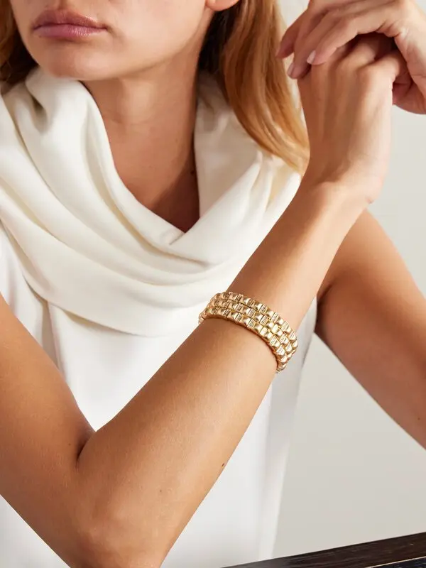 Assouline Multilayer Goldtone Bracelet