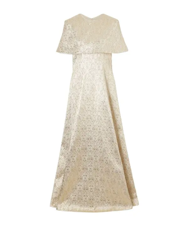 EMILIA WICKSTEAD Lucretia Metallic Jacquard Gown