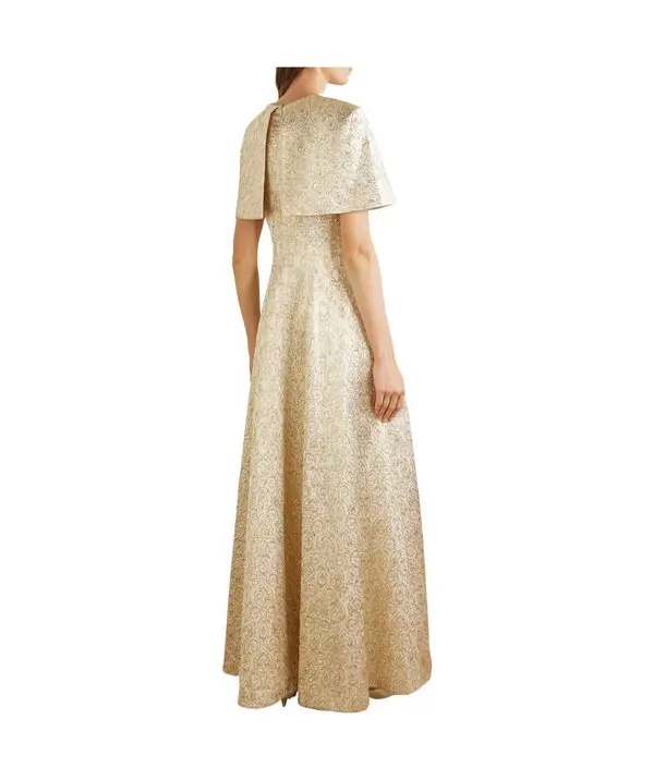 EMILIA WICKSTEAD Lucretia Metallic Jacquard Gown